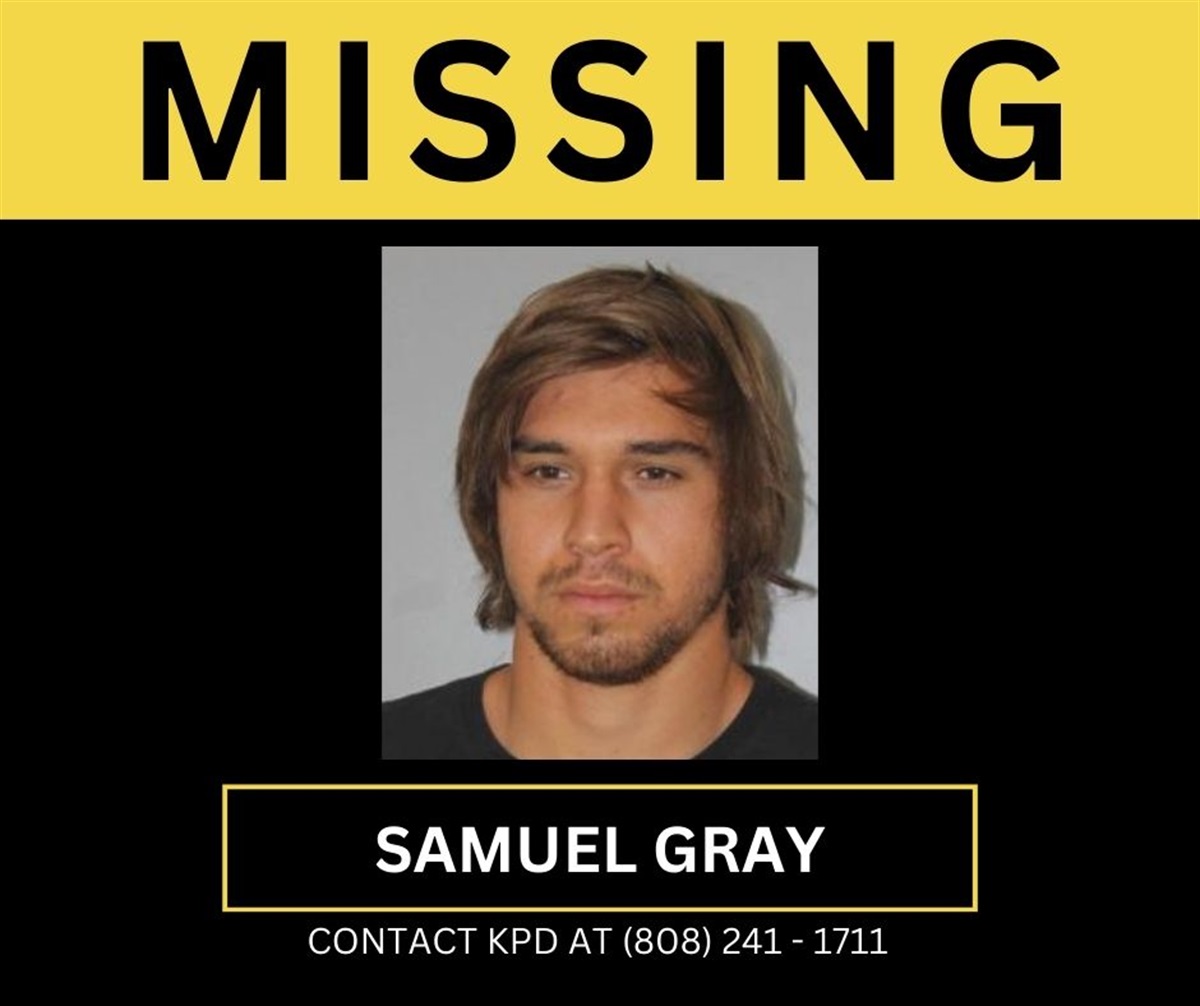 KPD asks for public’s help to locate missing Hanalei man - Kauai County, HI